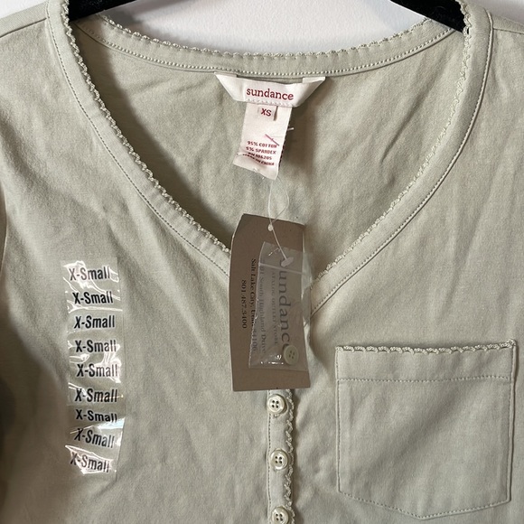 Sundance | Tops | Sundance Henley Shirt | Poshmark